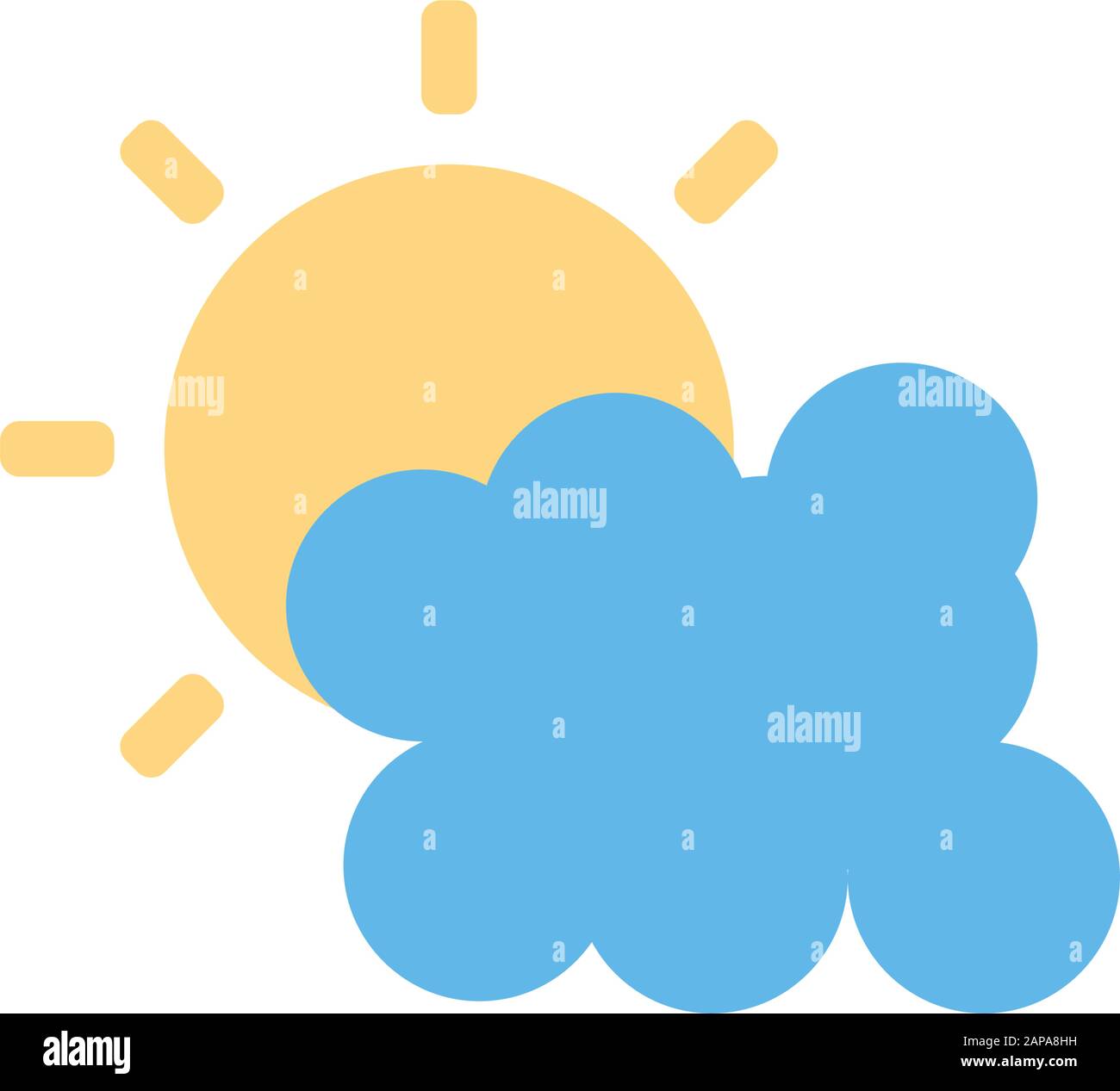 Sun and cloud design, Summer nature tropical season sunshine creative ...