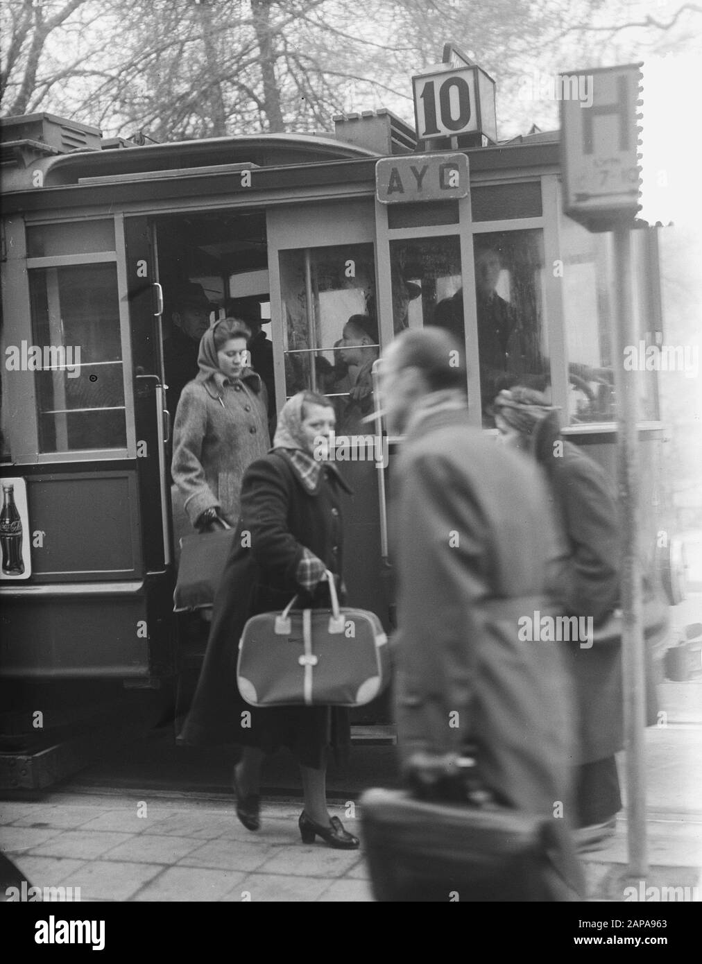 Sign AYC on tramwagon Date: December 10, 1952 Personal name: AYC Stock ...