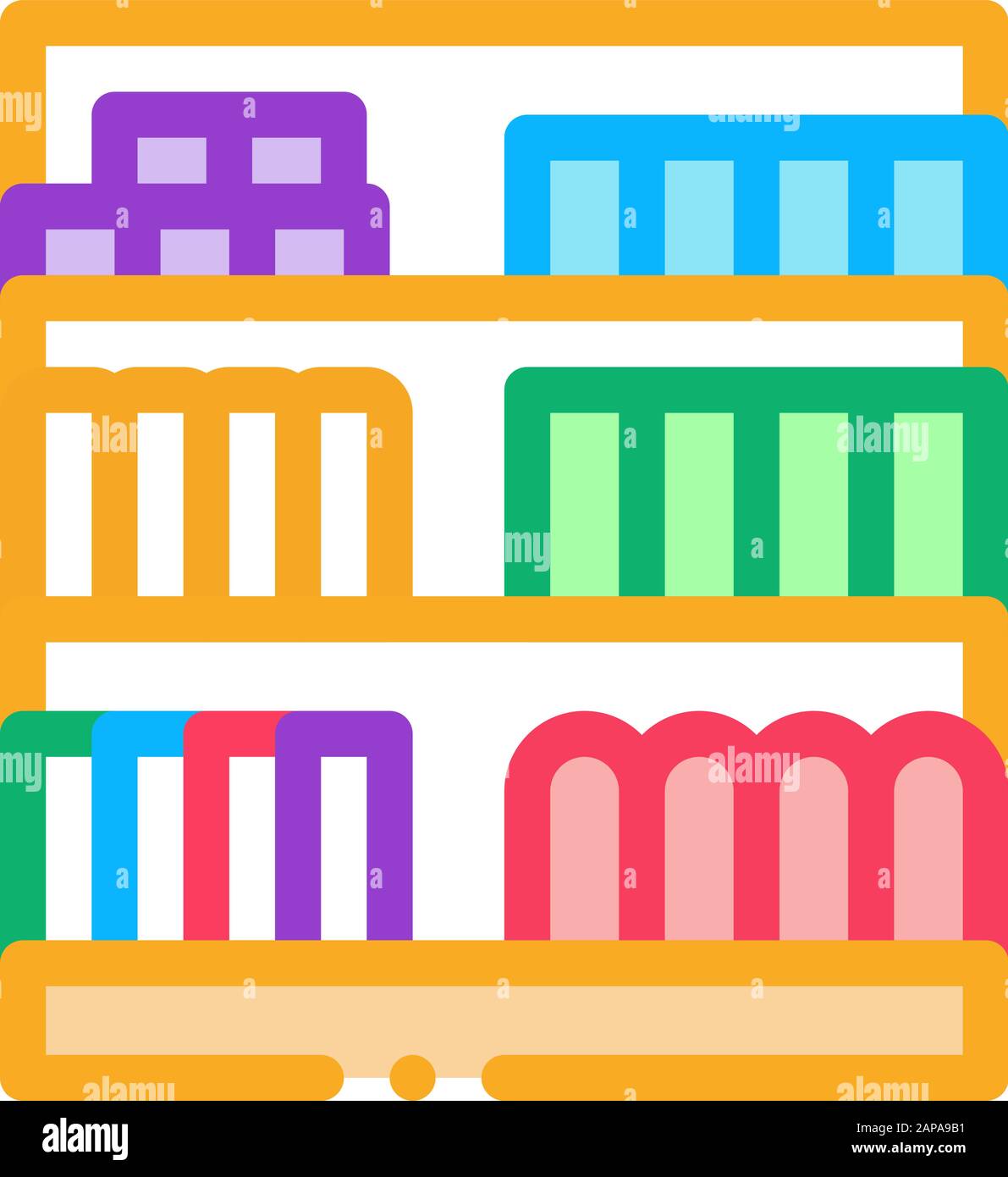 Shop Counter Icon Vector Outline Illustration Stock Vector Image & Art ...