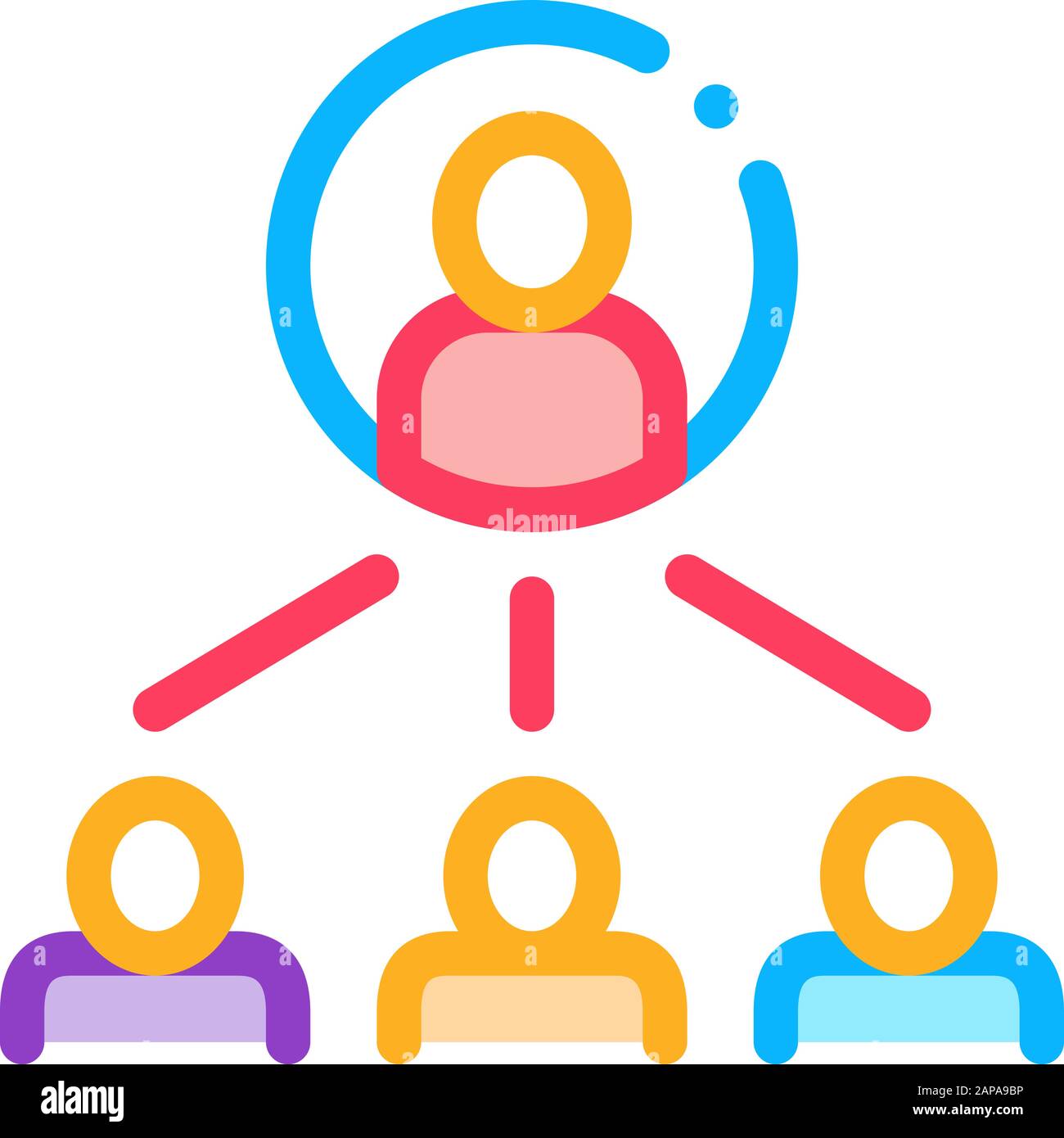 Human Meeting Icon Vector Outline Illustration Stock Vector Image & Art ...