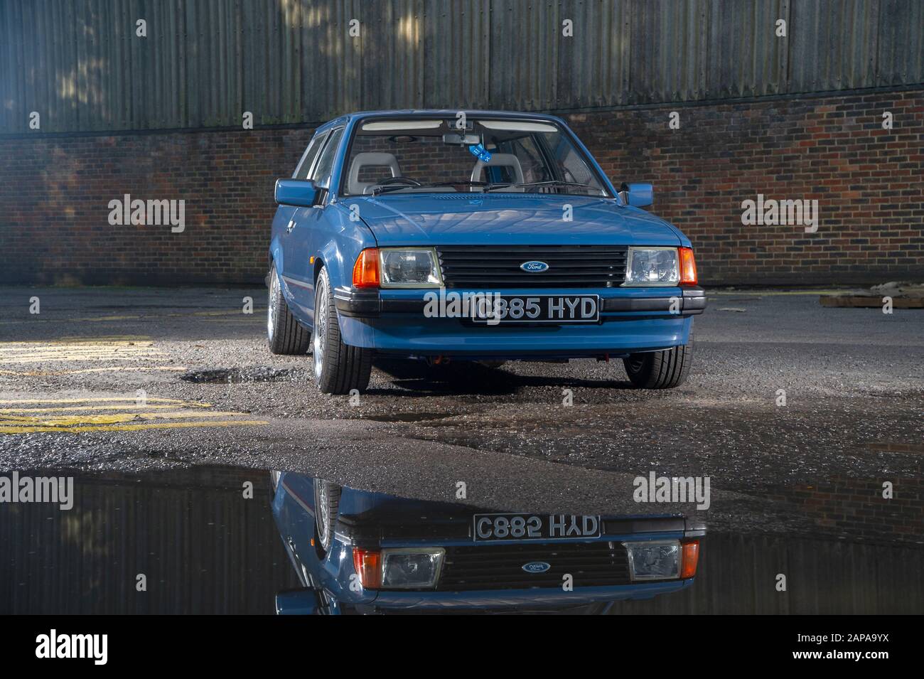 1985 mark 3 Ford Escort three door estate Stock Photo - Alamy
