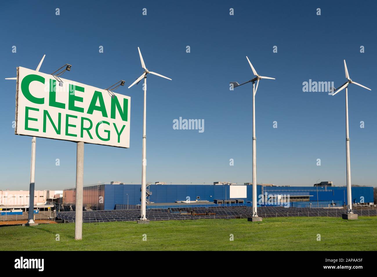 Solar wind electricity hi-res stock photography and images - Alamy