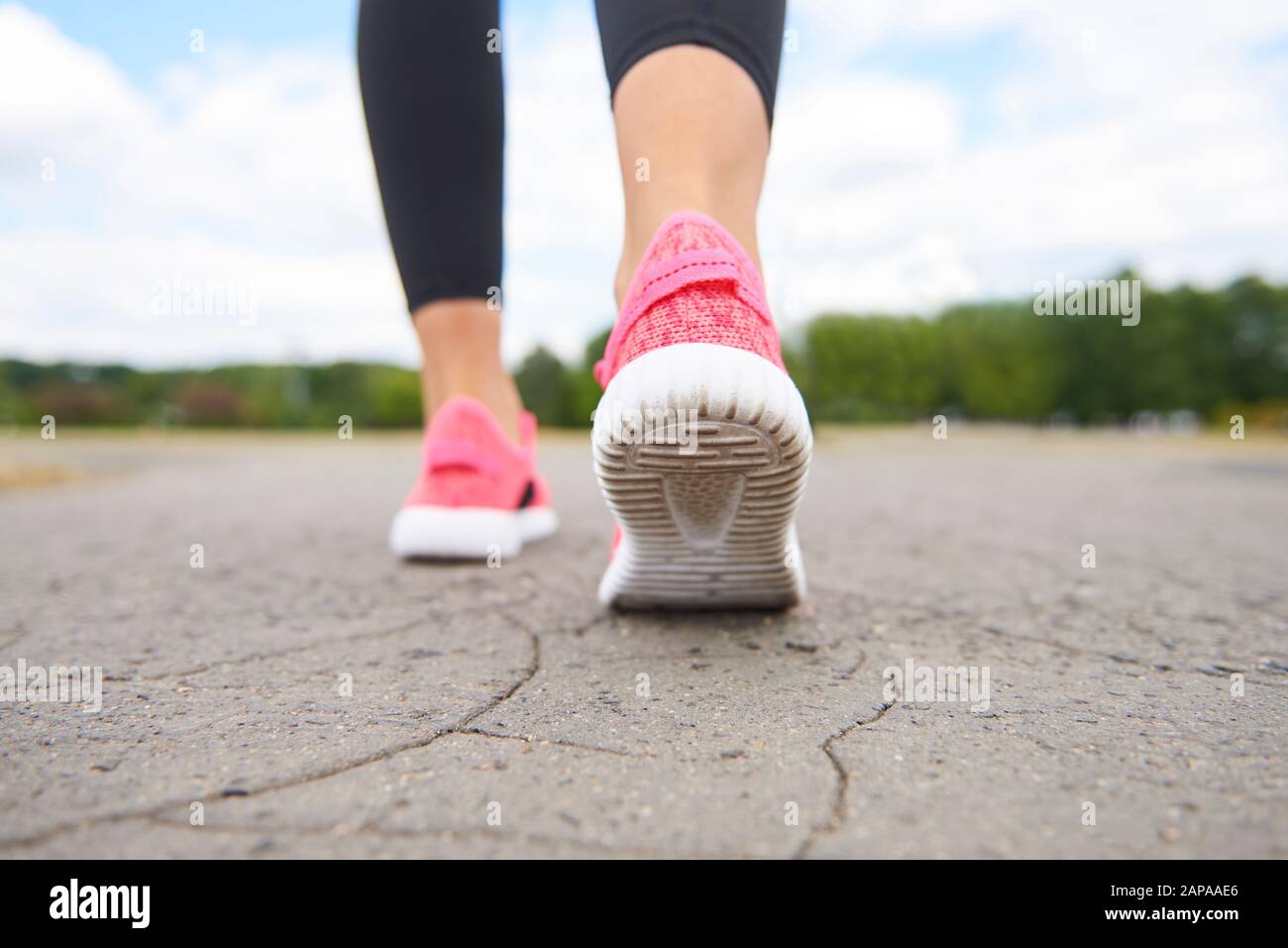 Close up of athlete’s legs during running Stock Photo - Alamy