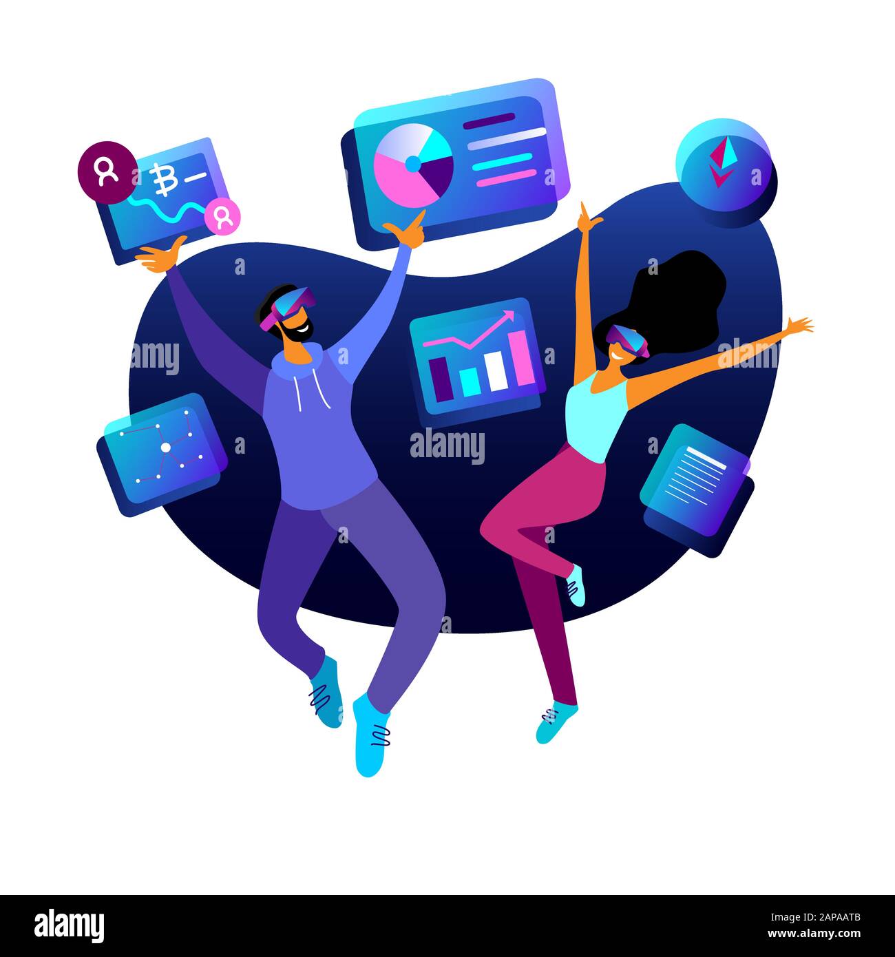 Vr headset Stock Vector Images - Alamy