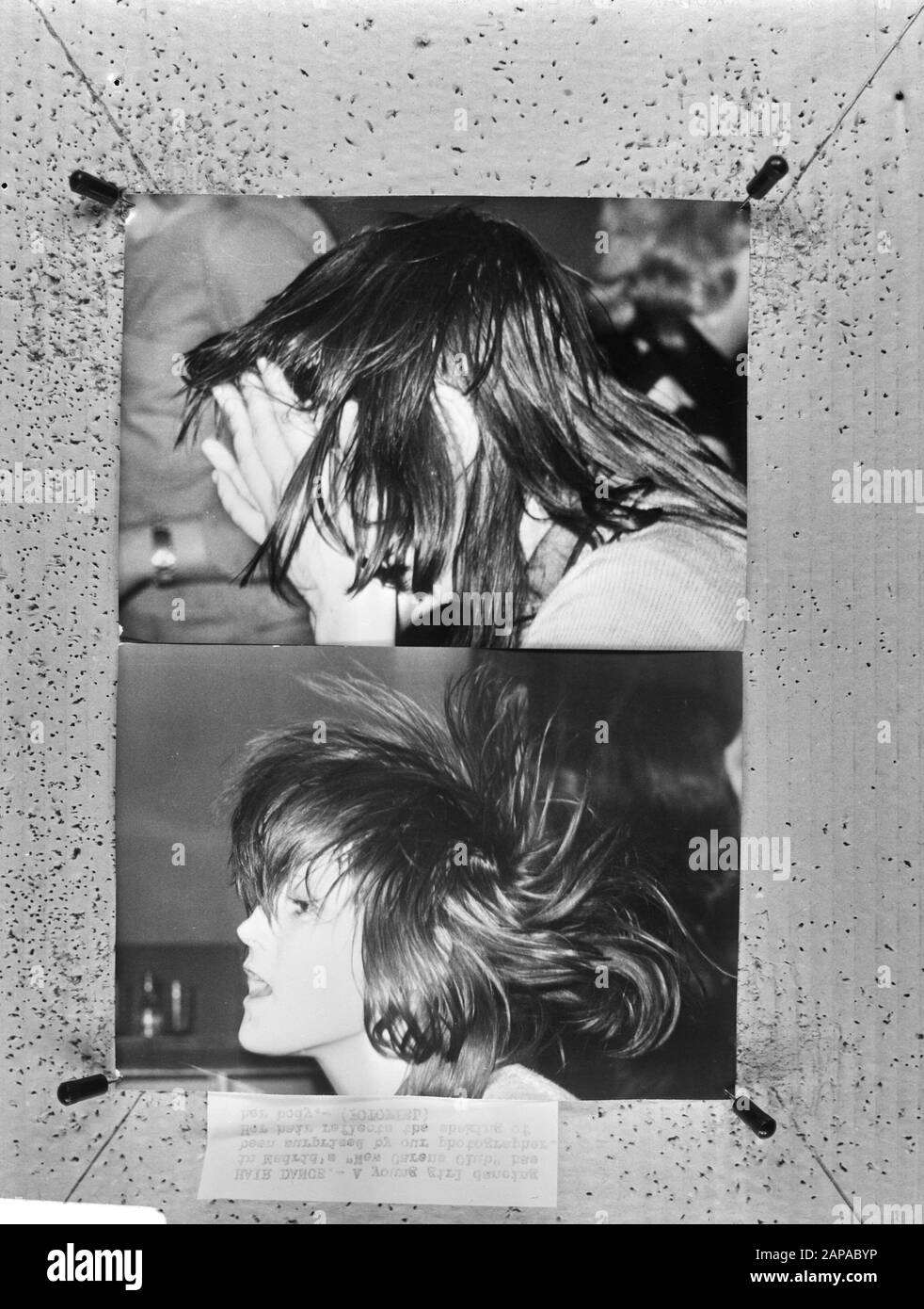 Dance of the hair Date: April 5, 1972 Keywords: hairstyles Stock Photo ...