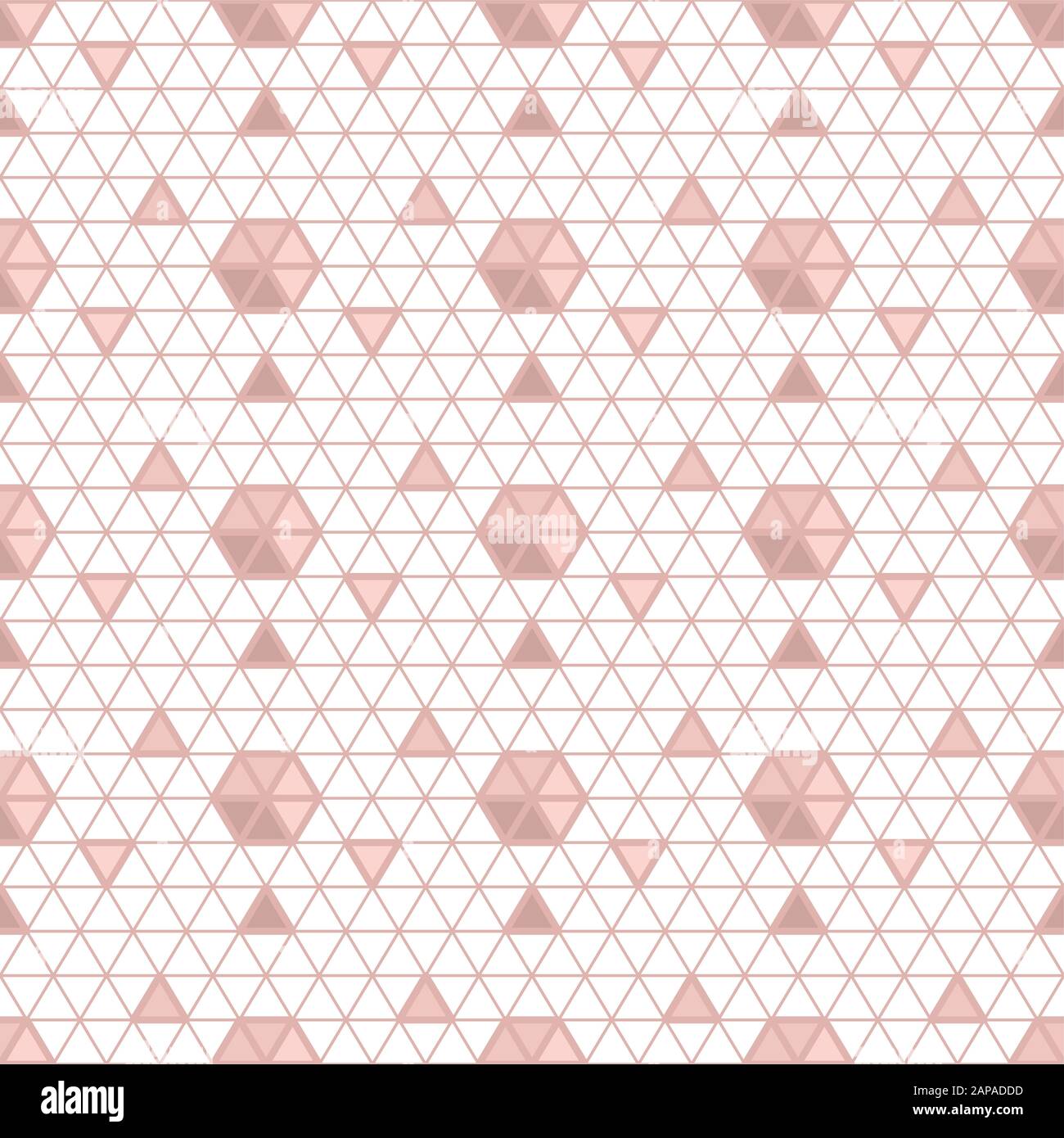 Triangle pattern rose gold hi-res stock photography and images - Alamy