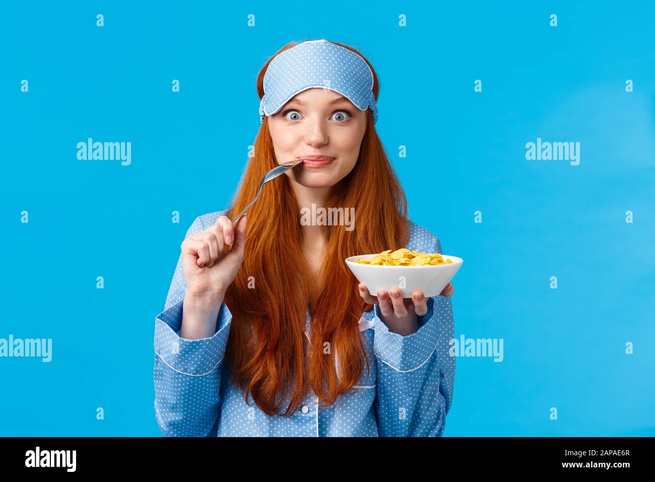 Biting spoon hi-res stock photography and images - Alamy