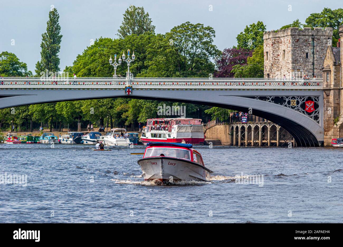 Lendal Bridge over the River Ouse, York Stock Photo - Alamy