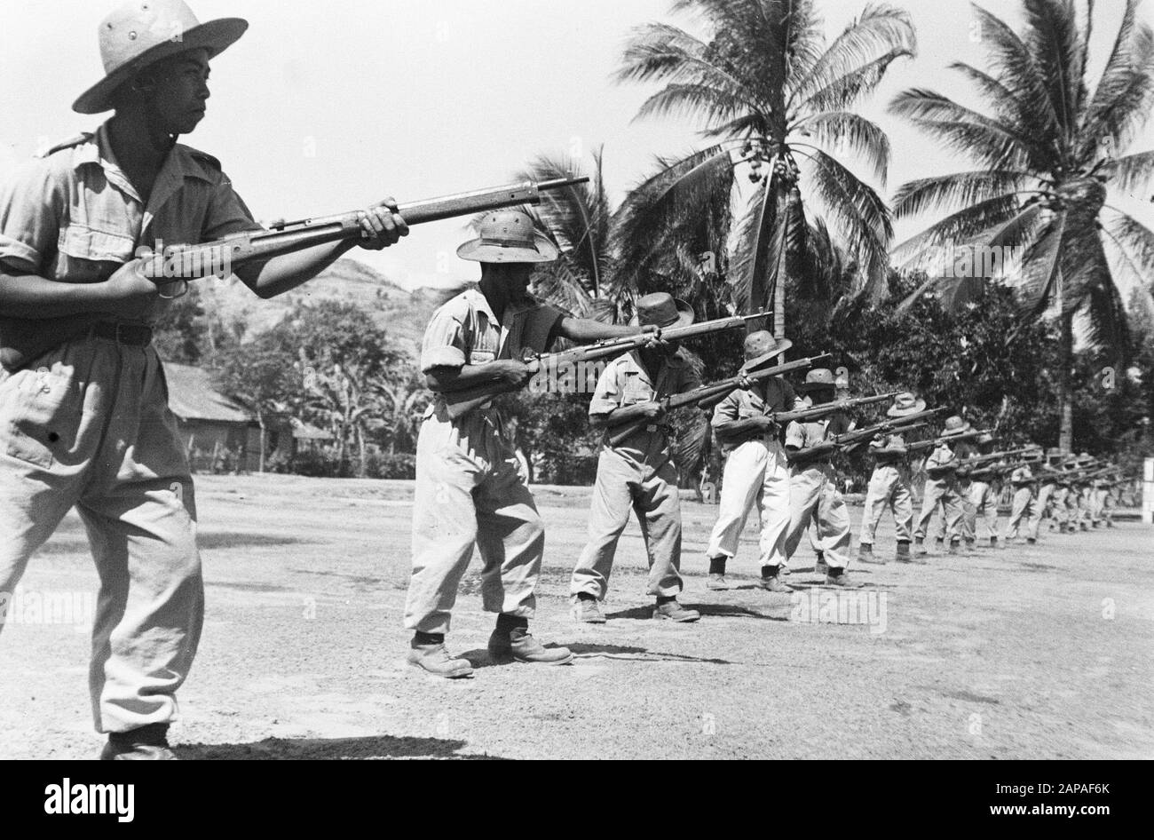 Training of pre-federal troops in the rehabilitation camp Ambulu ...