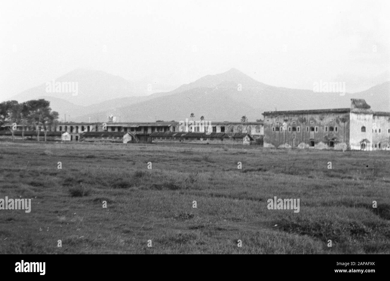 Ambarawa Description: Ambarawa sector 28-7-47. the old fort Willem I in ...