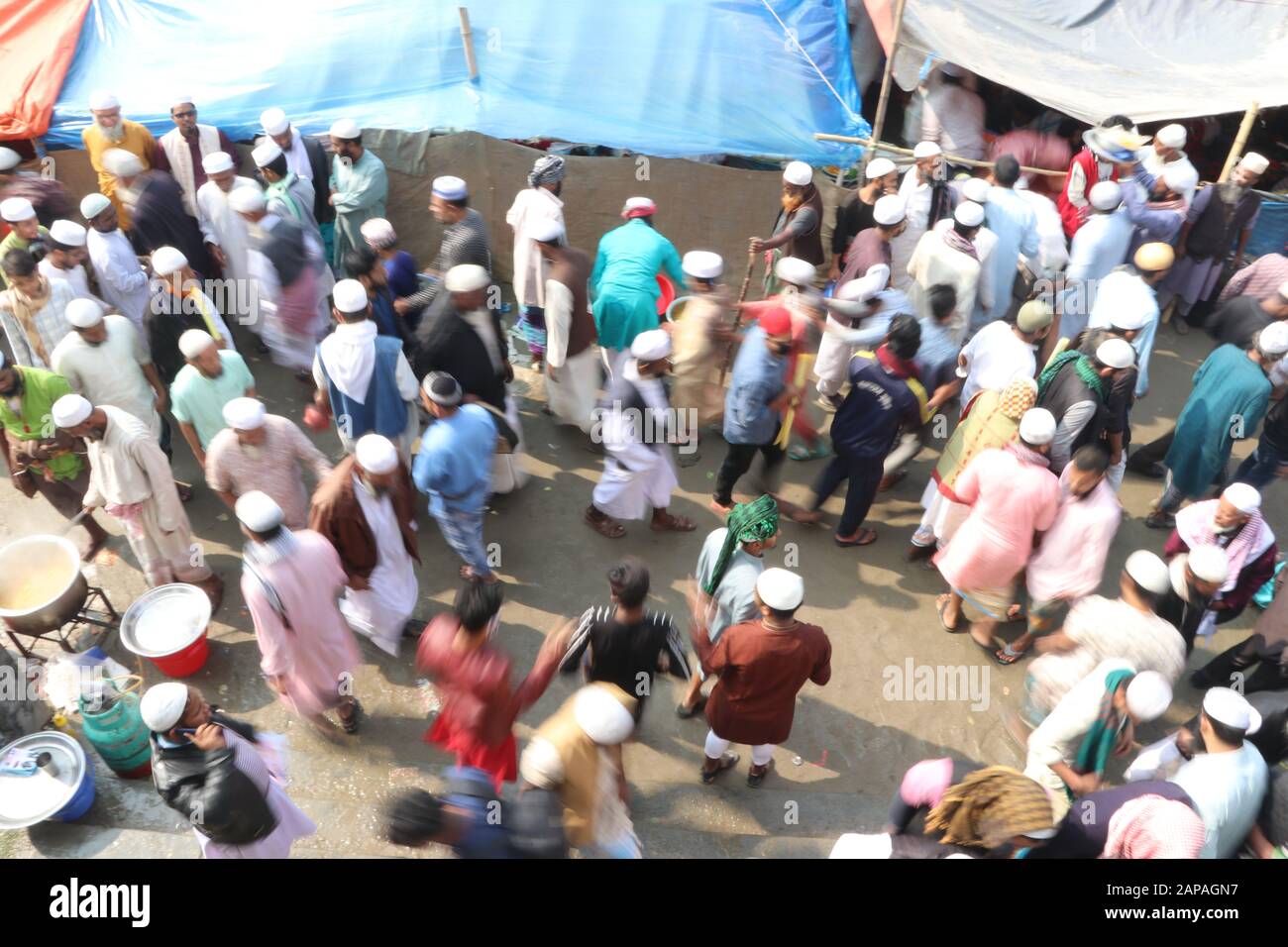 Bishwa Istema 10jan,2020.Gazipur, Dhaka Bangladesh - Muslim devotees ...