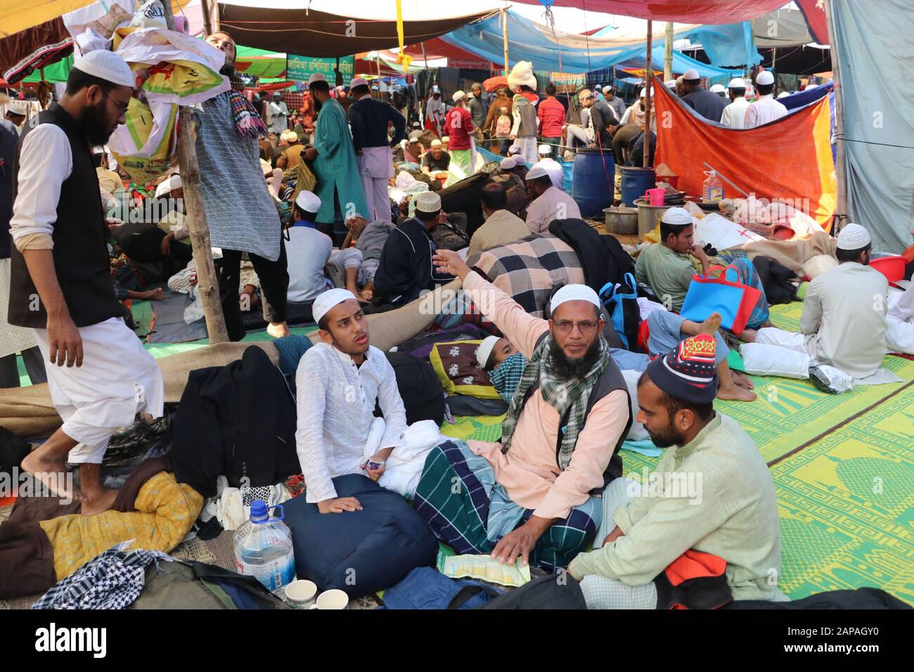 Jan10 2020 - Gazipur,dhaka Bangladesh - The first phase of the Bishwa ...
