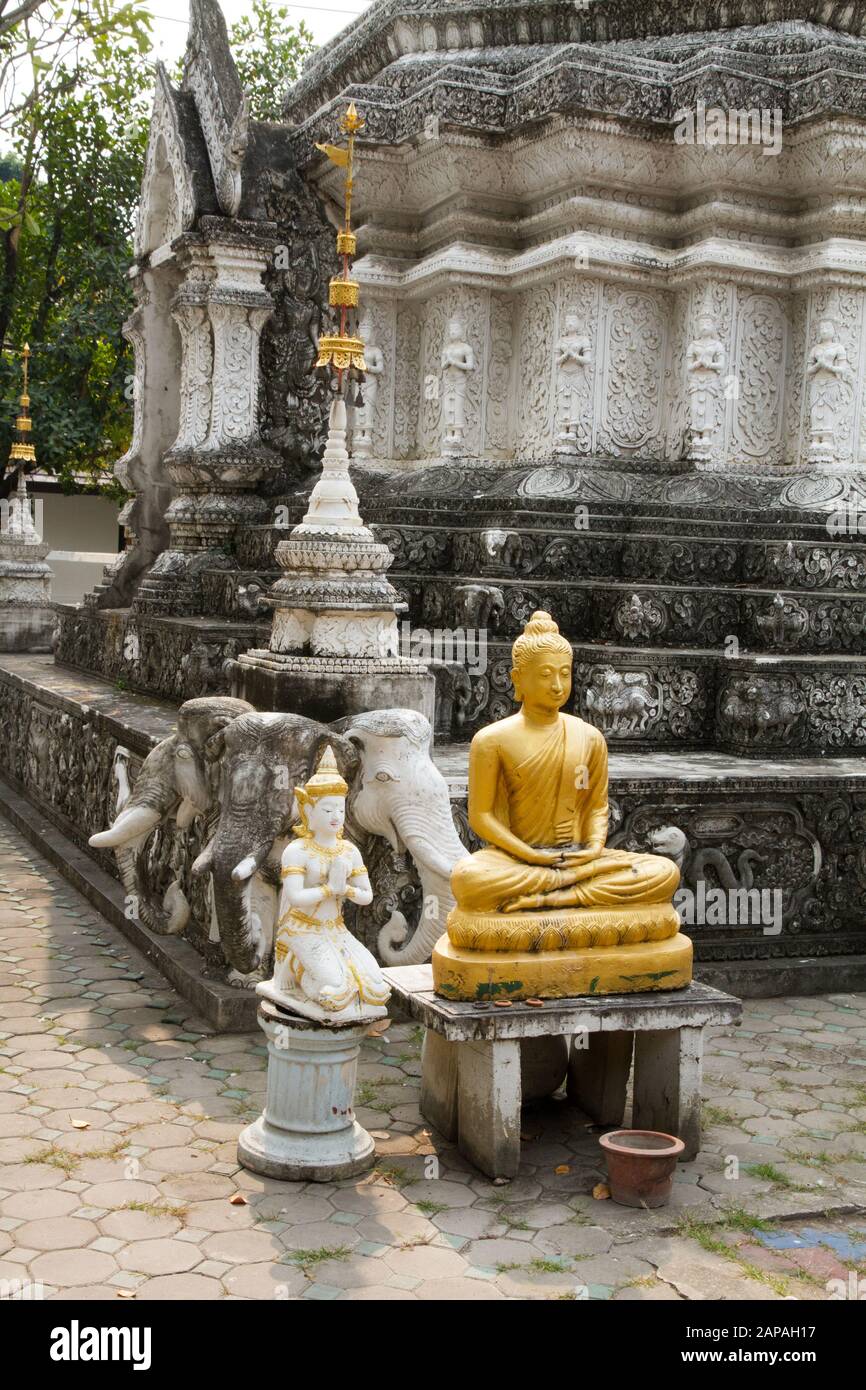 chiang Mai statue art historical ancient Thailand Thai A Stock Photo ...