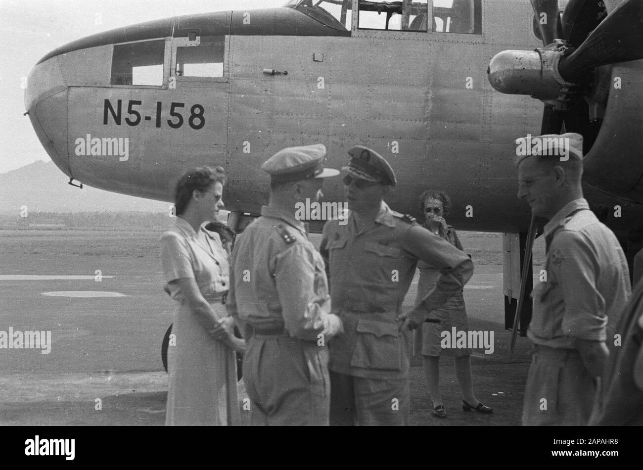 Inspection tour General H.J. Curls through Indonesia Description ...