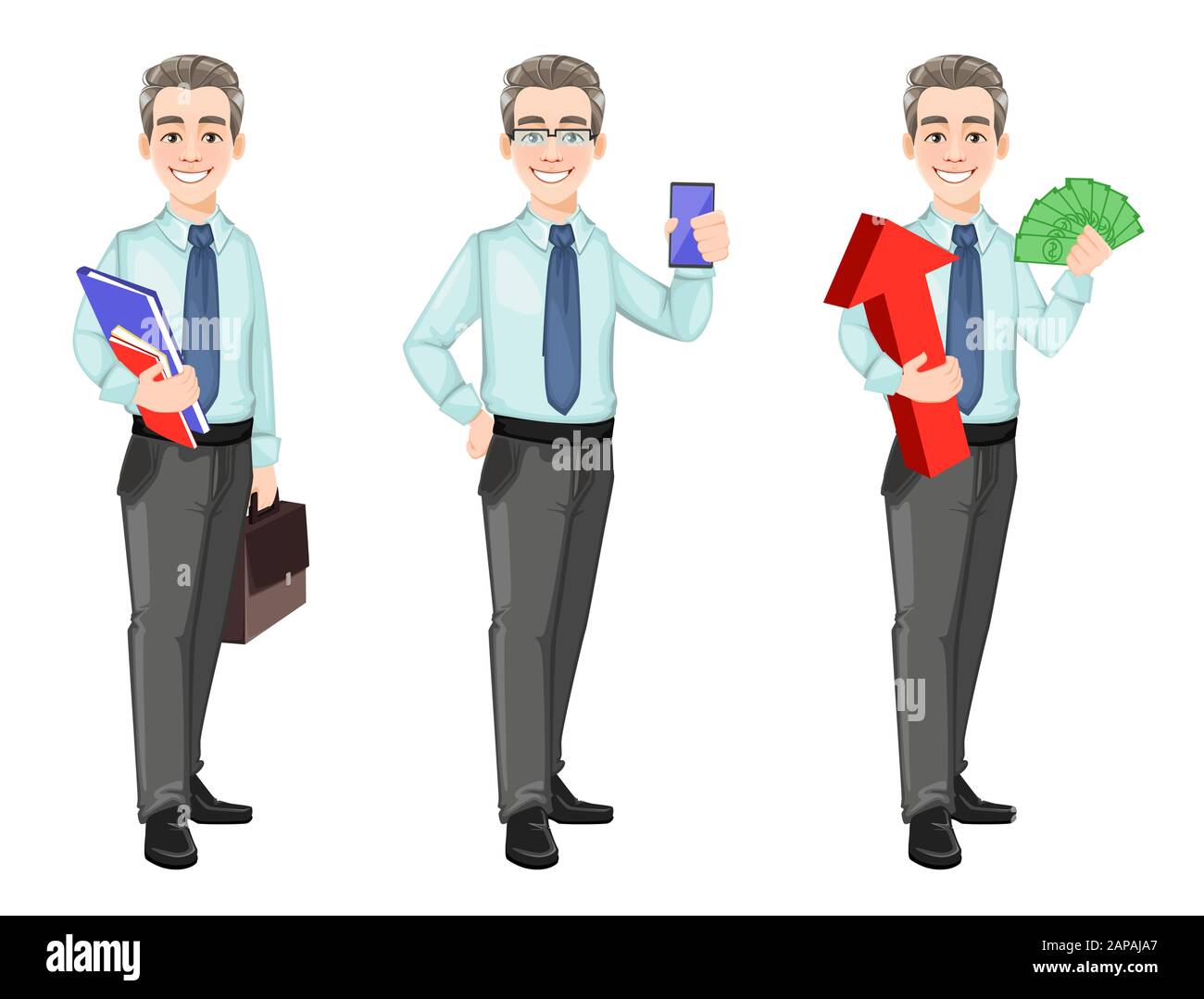 Confident Guy Cartoon