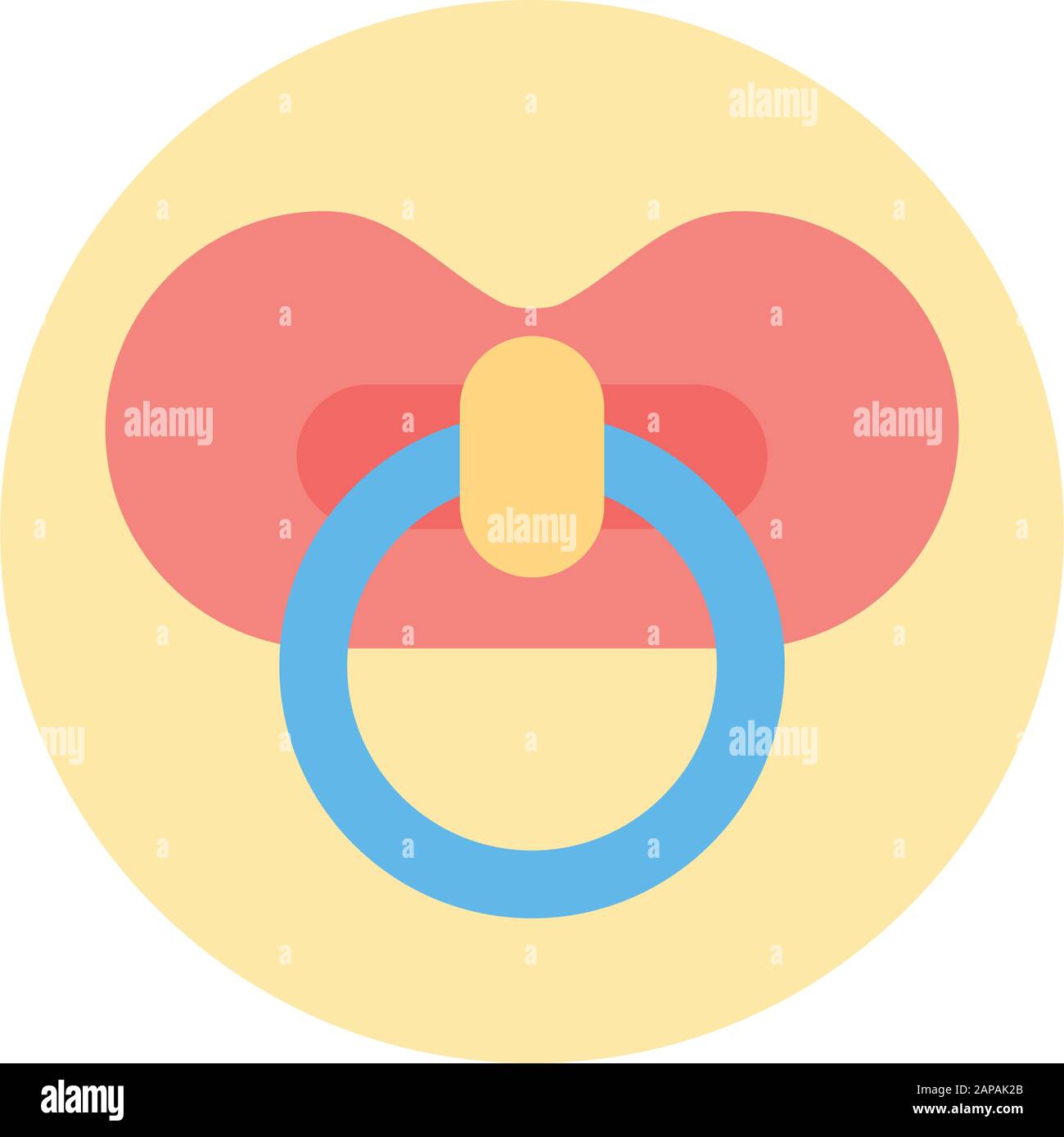 baby pacifier , soother for children vector illustration design Stock ...
