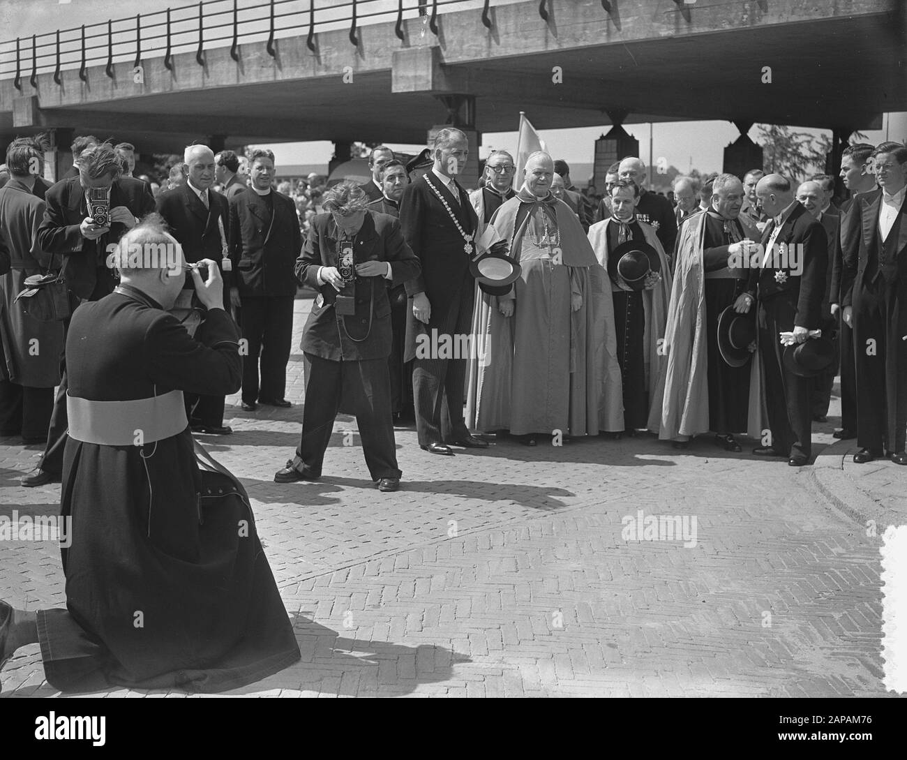 100 years Kromstaf. Arrival Cardinal Legate, Belgian Cardinal Jozef Van ...
