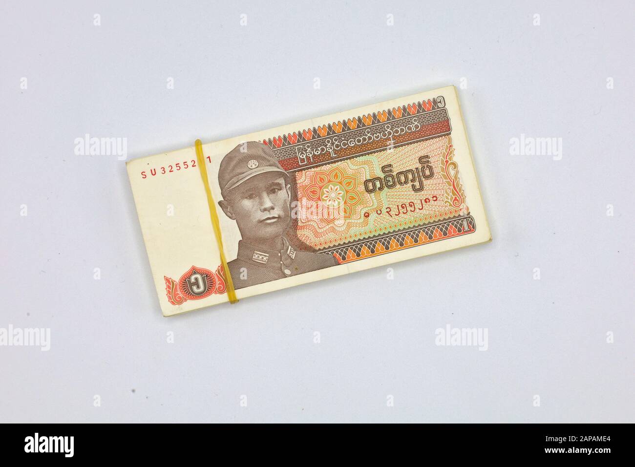 MANDALAY/MYANMAR - 07th January, 2020 : Myanmar Kyats Banknote, Money ...