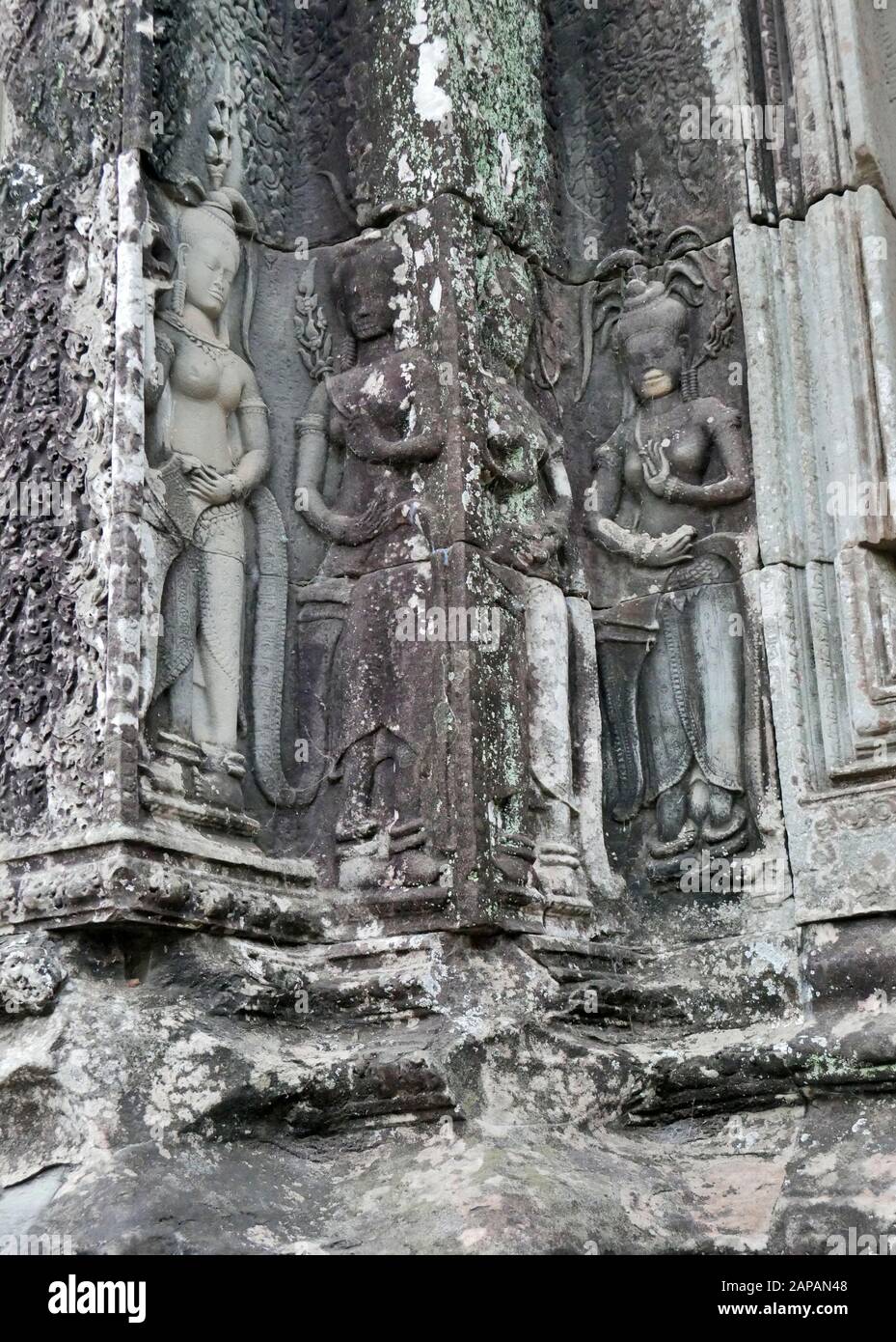 Devata Carvings Angkor Wat, Cambodia Stock Photo - Alamy