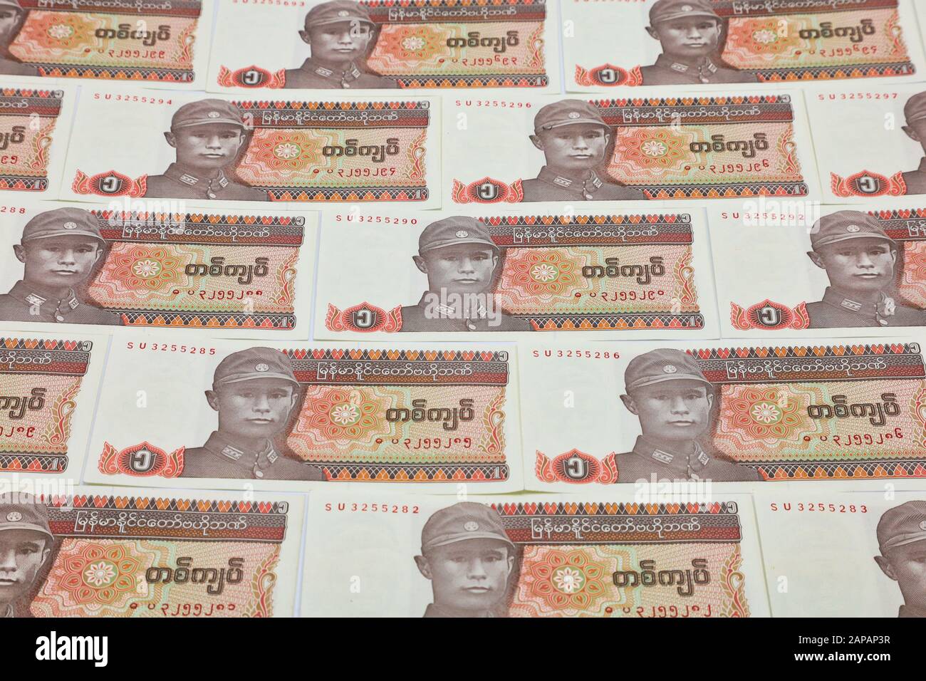 MANDALAY/MYANMAR - 07th January, 2020 : Myanmar Kyats Banknote, Money ...