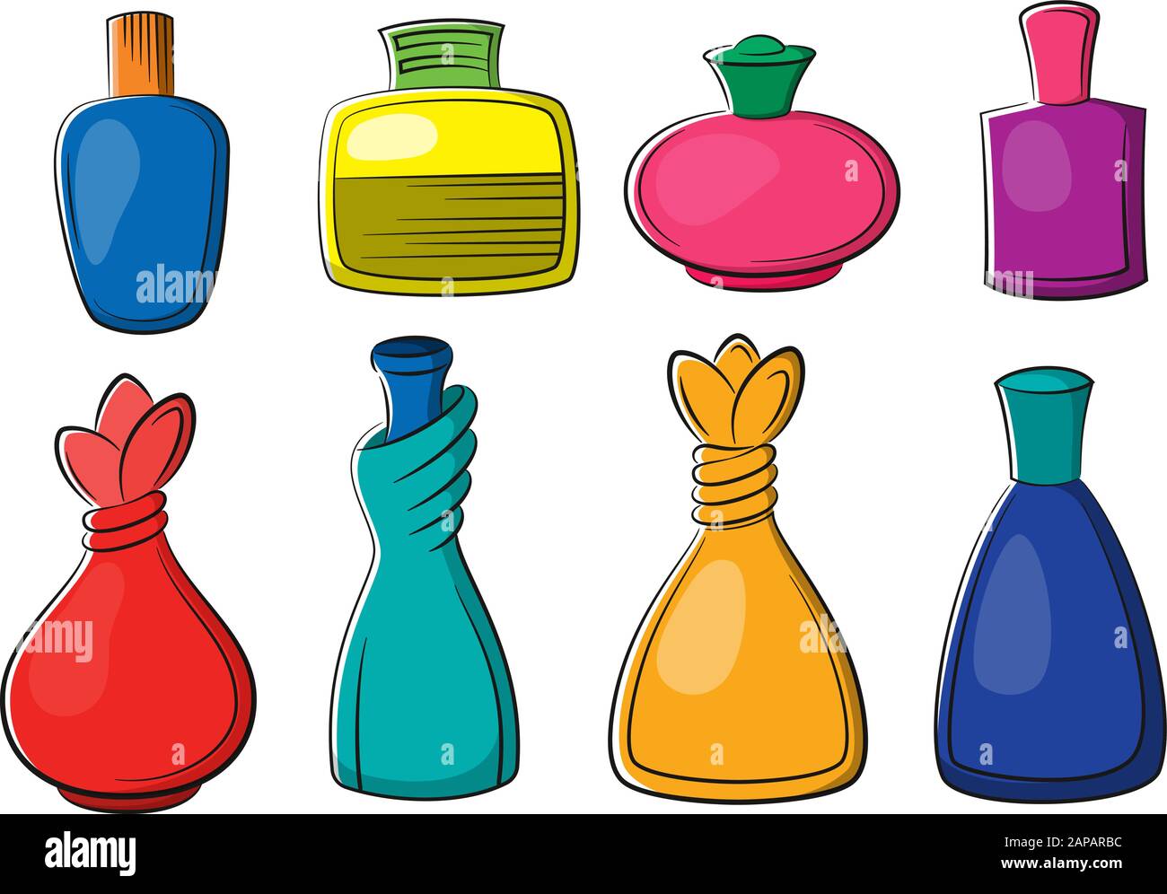 Blue cologne bottle Stock Vector Images - Alamy