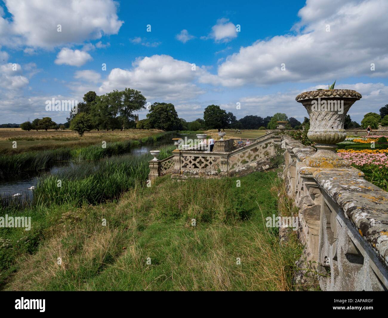 stately home warwickshire england uk Stock Photo - Alamy
