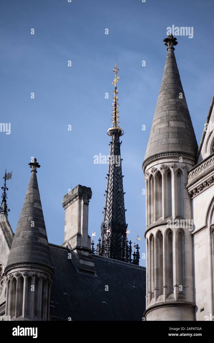 London law court spires hi-res stock photography and images - Alamy