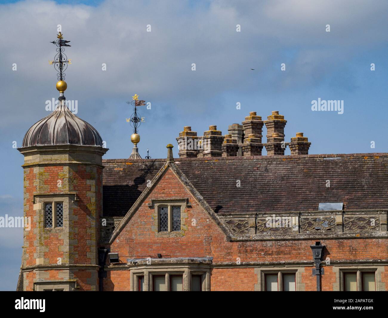stately home warwickshire england uk Stock Photo - Alamy