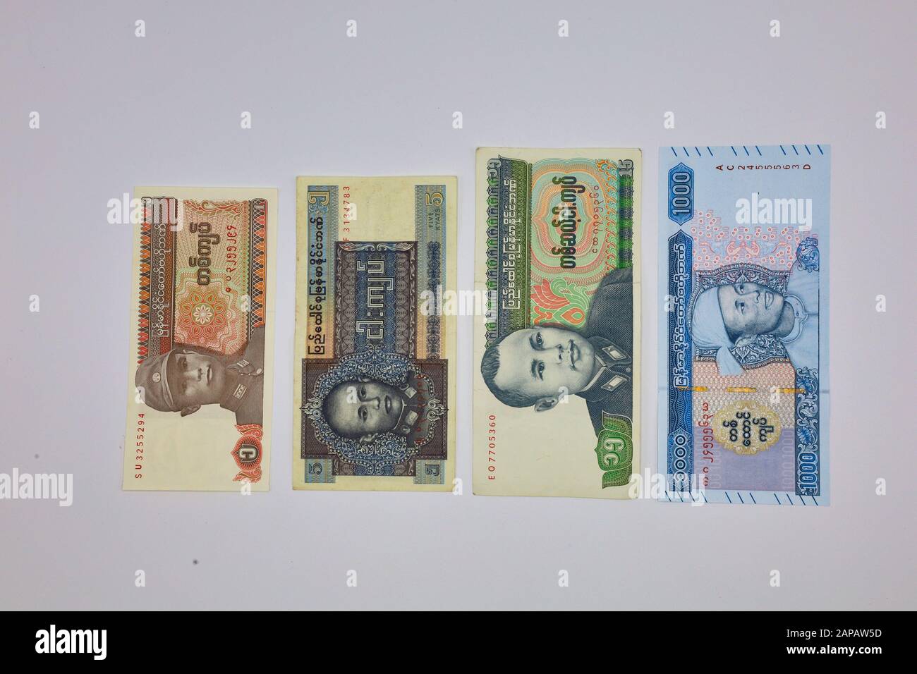 Myanmar money currency hi-res stock photography and images - Alamy
