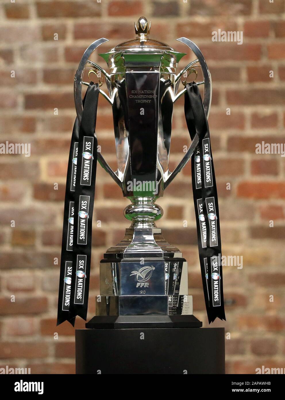 A general view of the Six Nations Trophy during the Guinness Six ...