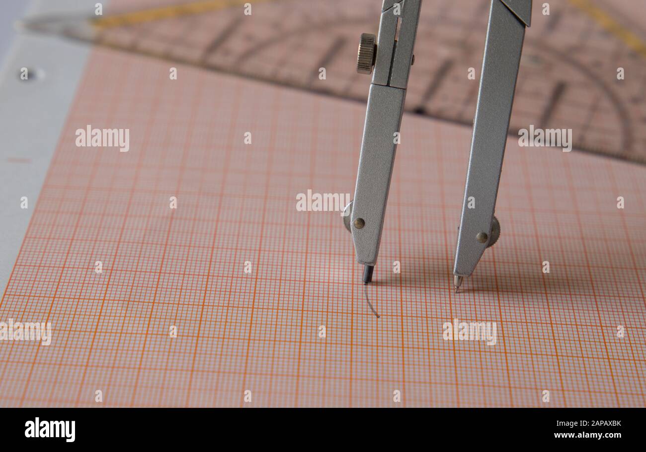 Math instruments hi-res stock photography and images - Alamy