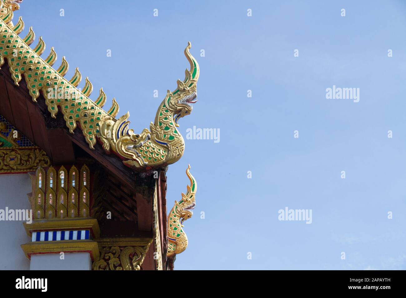 Thai Temple Roof Decorations High Resolution Stock Photography and ...