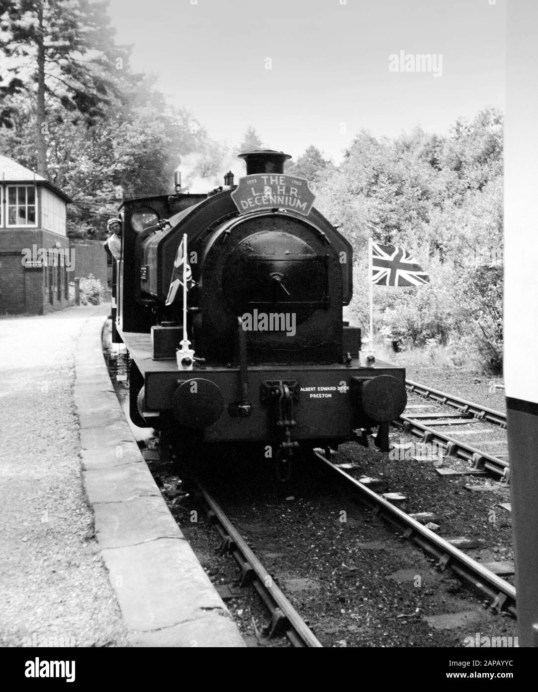 lakeside and haverthwaite railway cumbria uk Stock Photo - Alamy