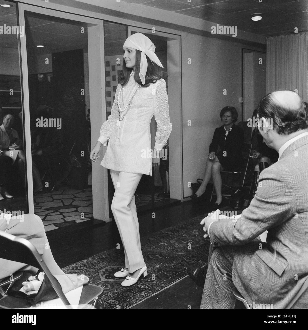 Couturier Edgar Vos shows new spring collection Date: March 12, 1969 ...