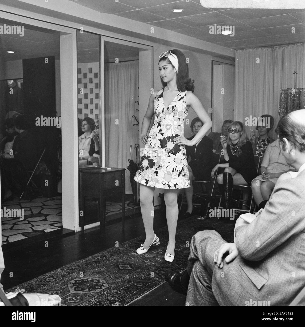 Couturier Edgar Vos shows new spring collection Date: March 12, 1969 ...