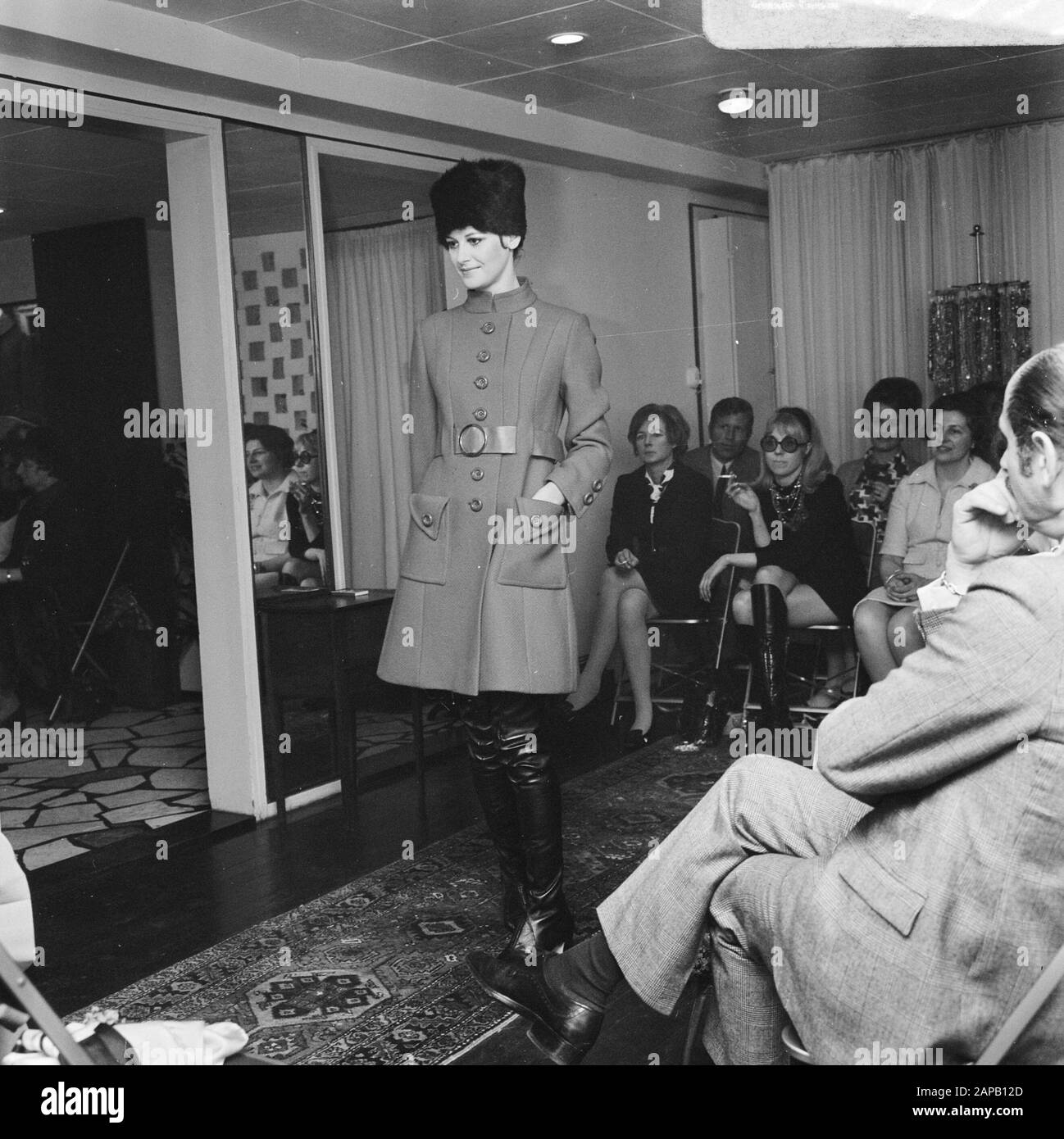 Couturier Edgar Vos shows new spring collection Date: March 12, 1969 ...