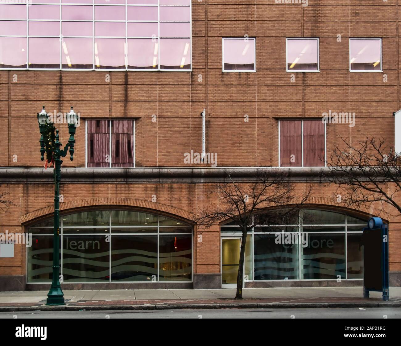 Generic building on a city street Stock Photo - Alamy