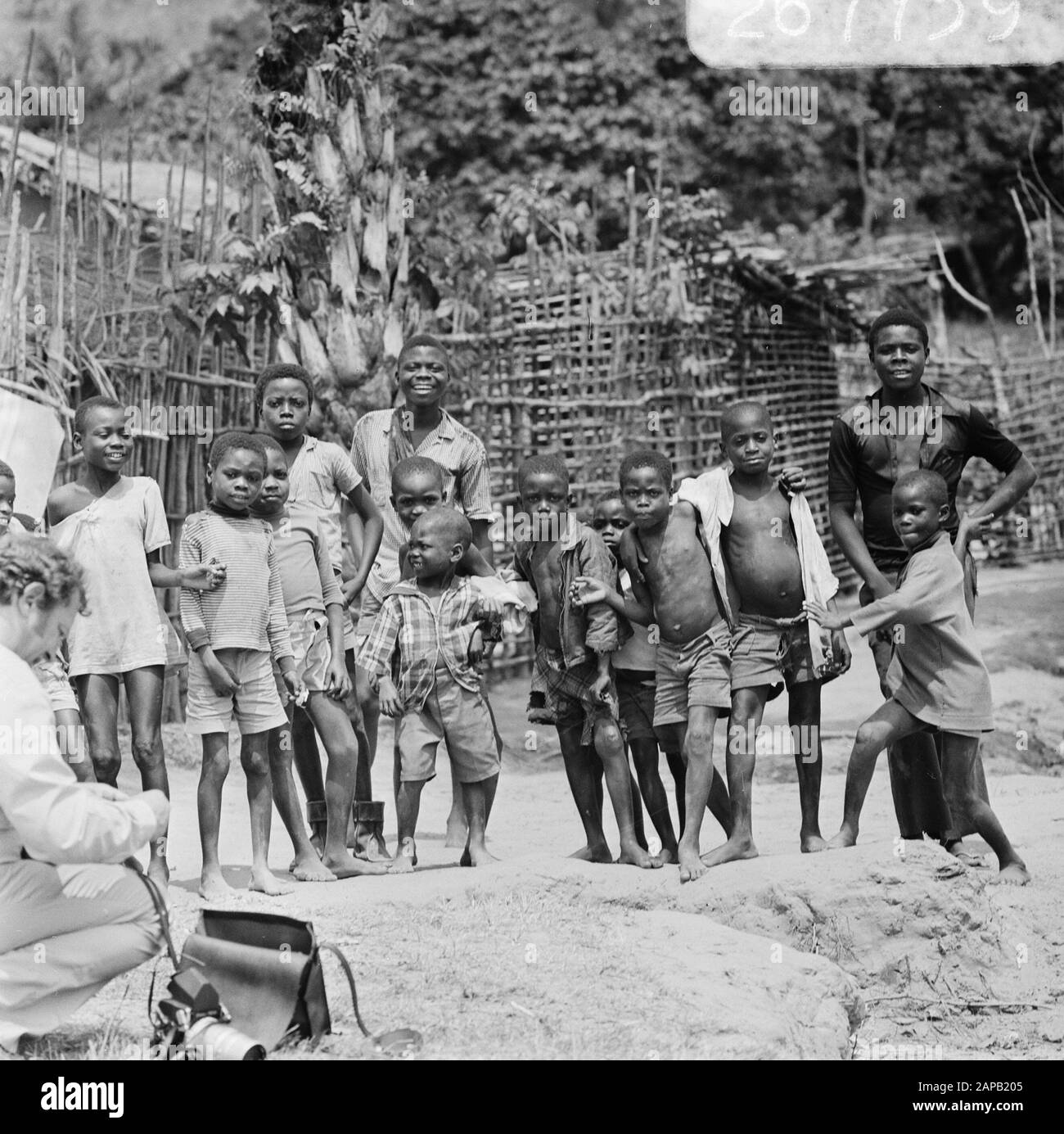 Zaire (formerly Belgian Congo) Description: Angolan refugee camp north ...