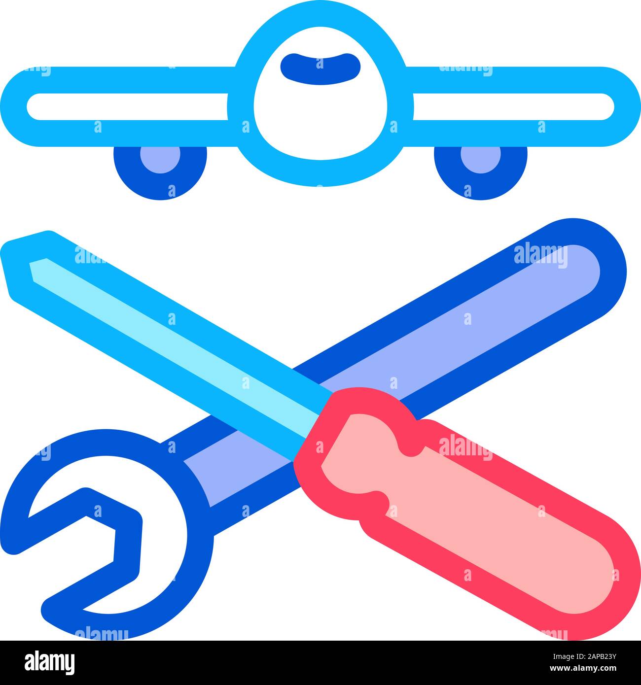 Plane Instruments Icon Vector Outline Illustration Stock Vector Image ...