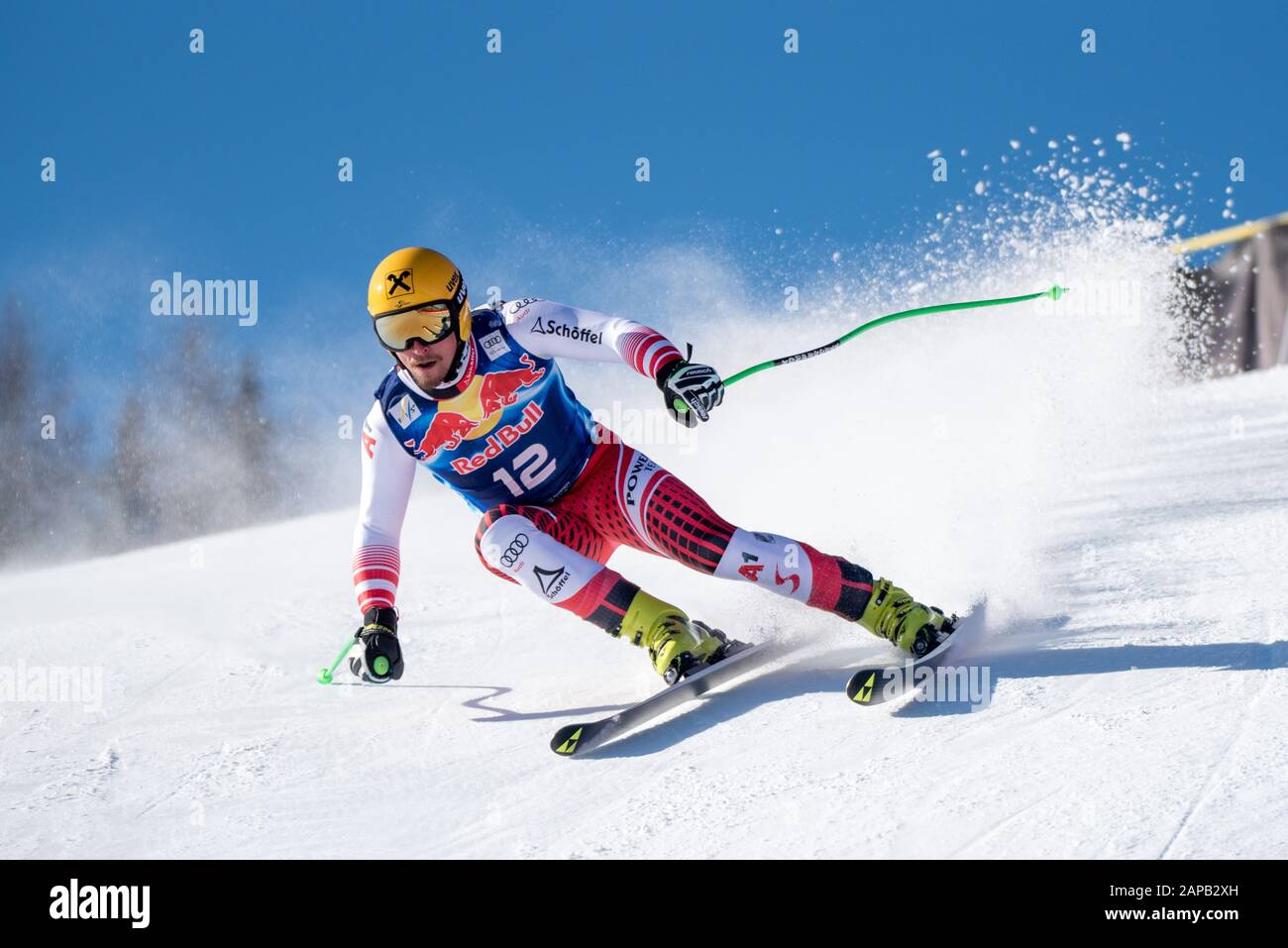 Max Franz of Austria at the Ski Alpin: 80. Hahnenkamm Race 2020 - Audi ...