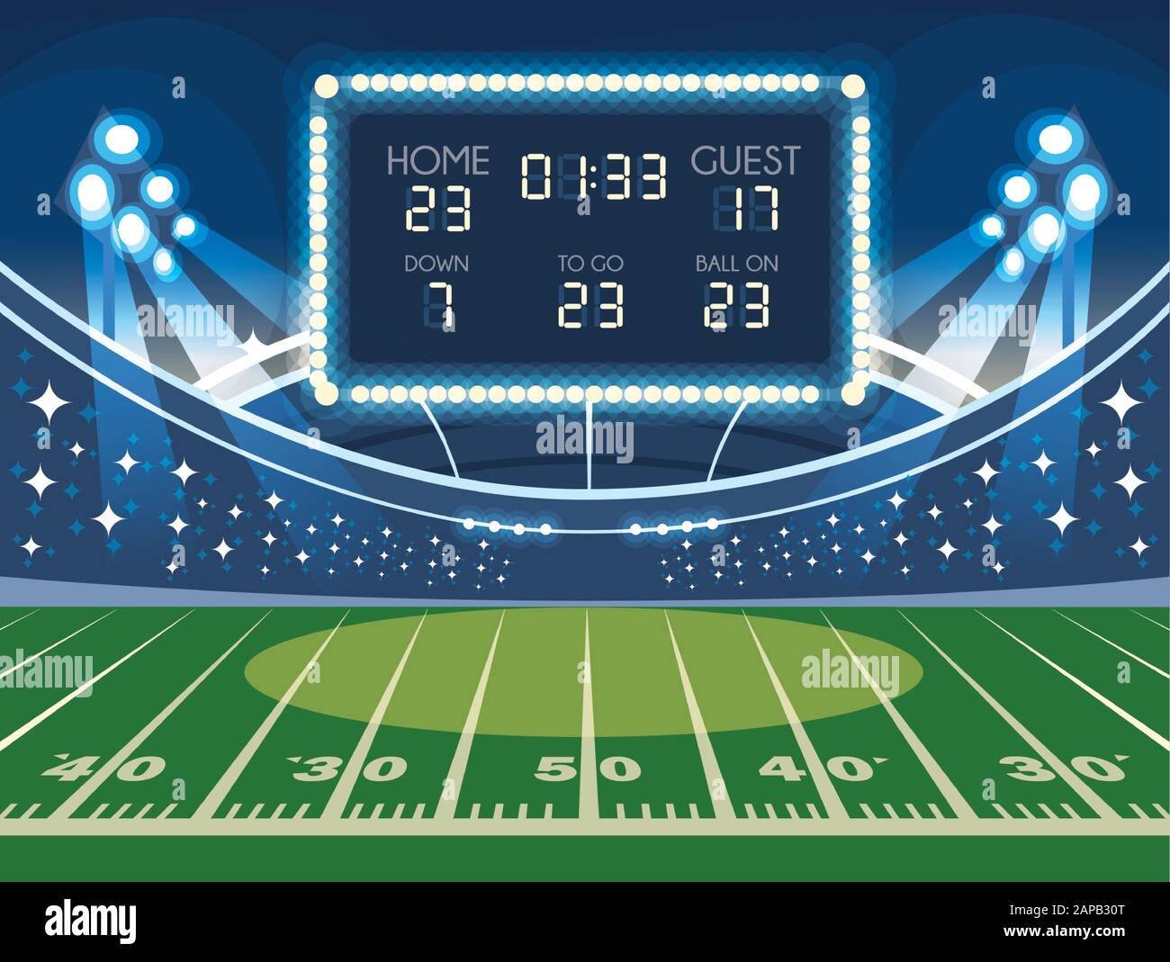Nfl Stadium Scoreboard