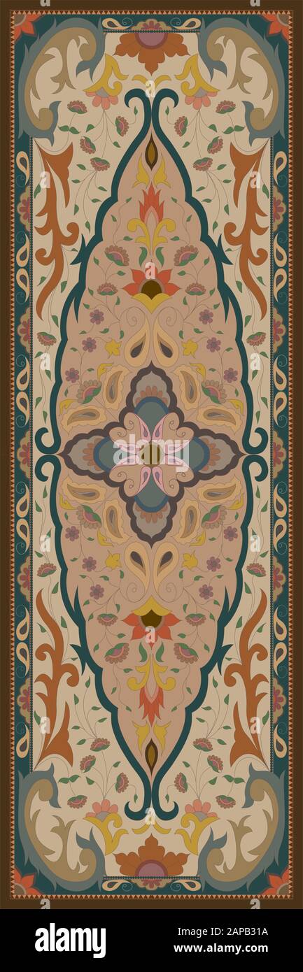 Moroccan vintage vector rug design Stock Vector Image & Art - Alamy