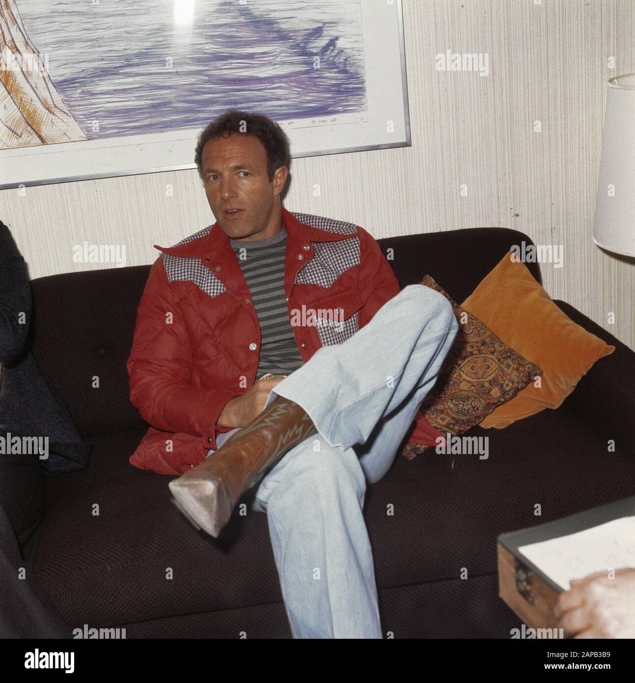 The film actor James Caan in the Netherlands for recordings of the film ...