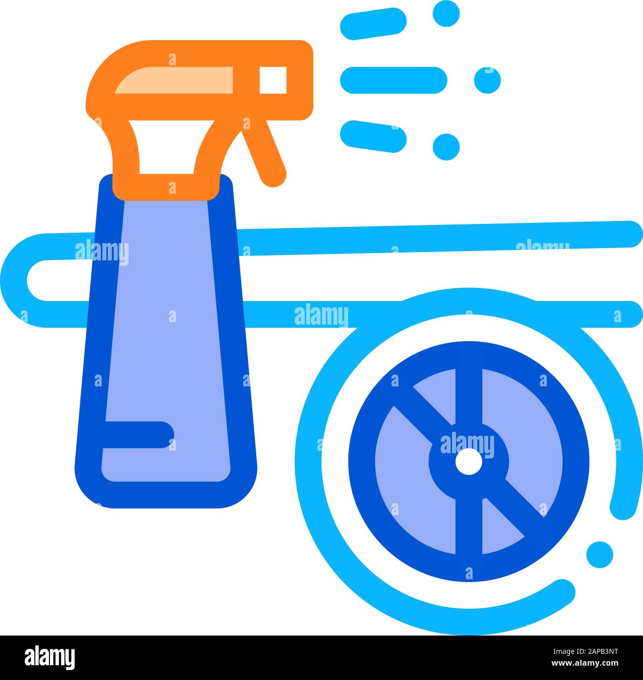 Wash Spray Plane Icon Vector Outline Illustration Stock Vector Image ...