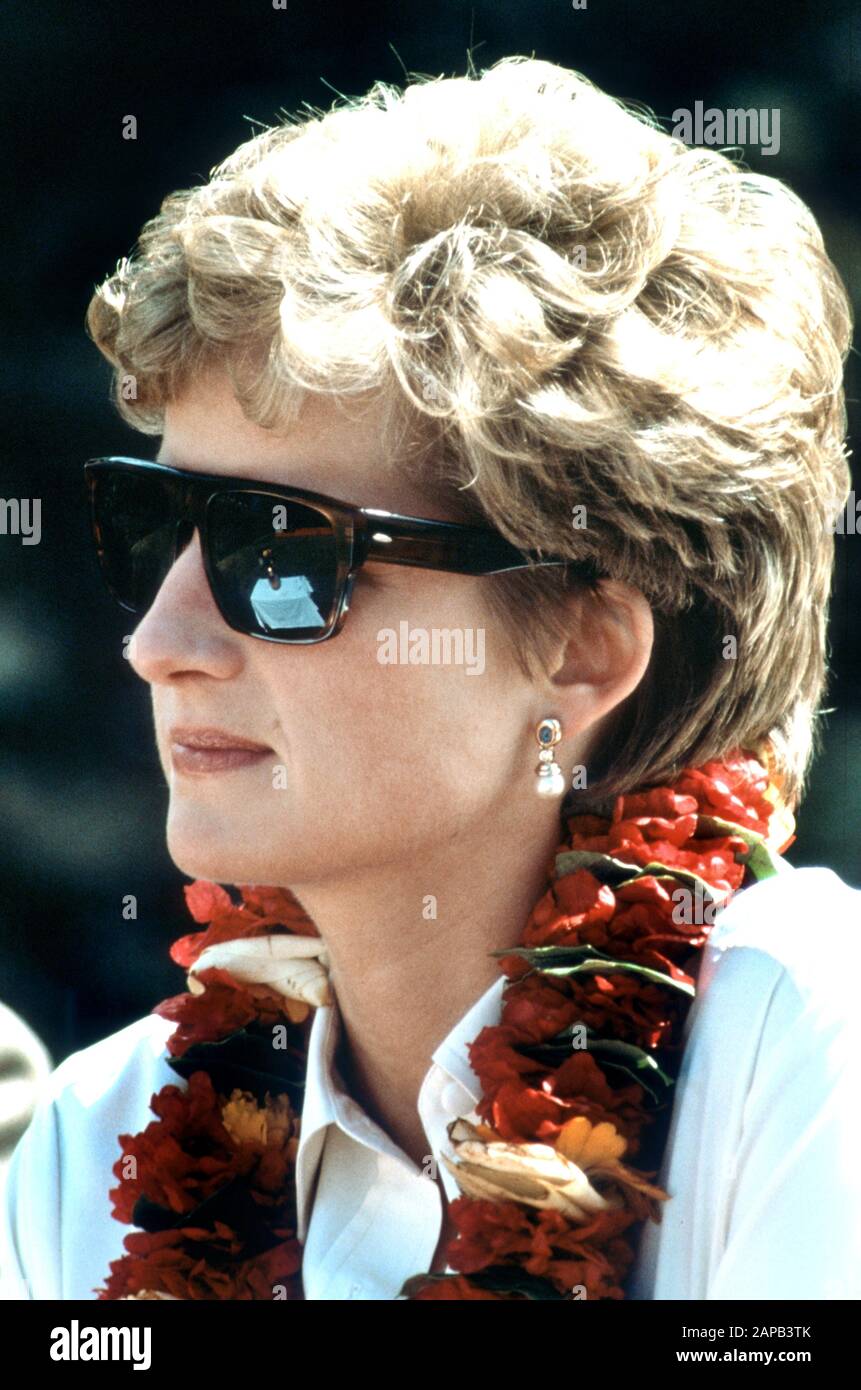 HRH Princess Diana visits Red Cross projects in remote mountain ...