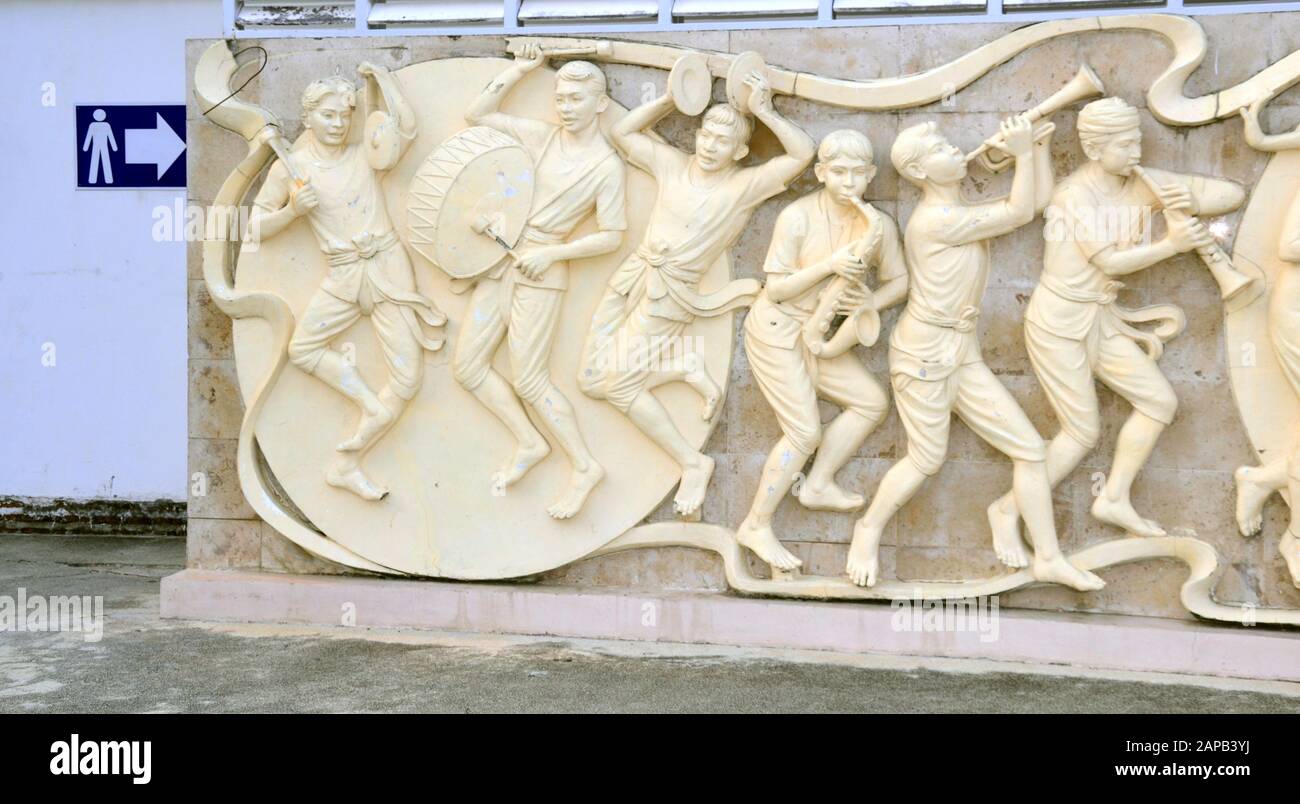 The entrance to a men's toilet or restroom in Suan Plu park, Bangkok ...