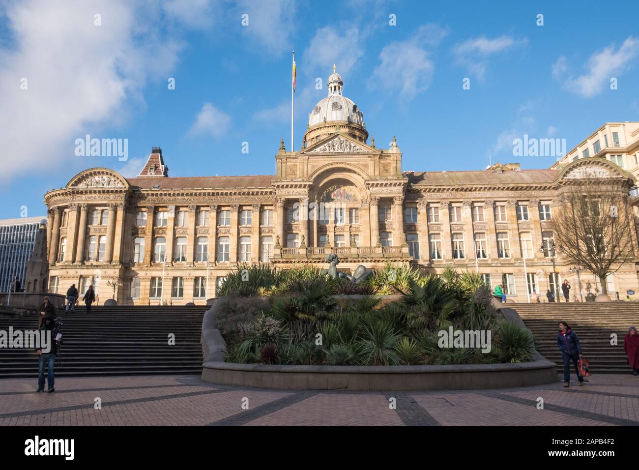 Victoria Square and Birmingham Council House in Birmingham city centre ...