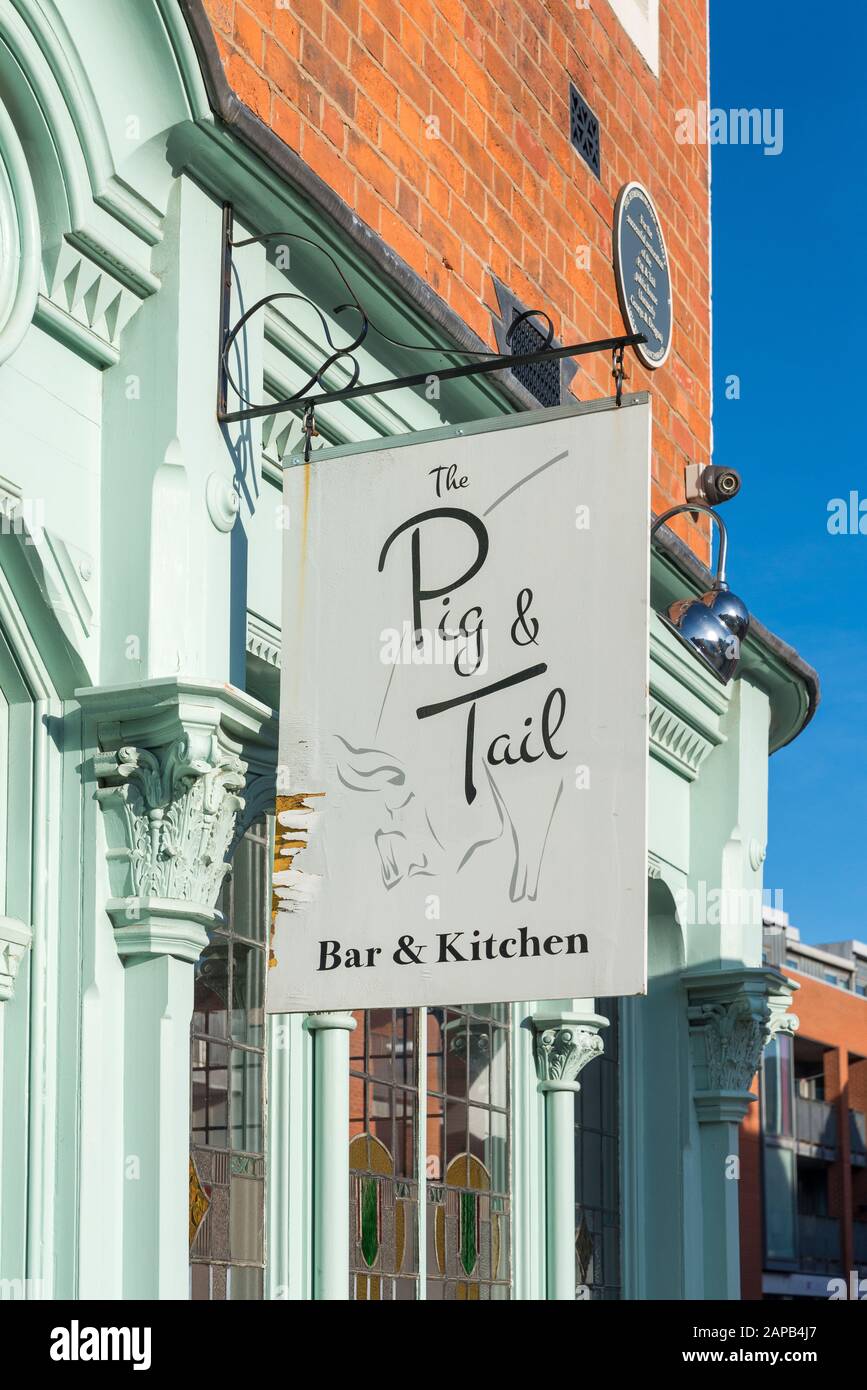 The Pig and Tail modern british pub in Birmingham's Jewellery Quarter ...