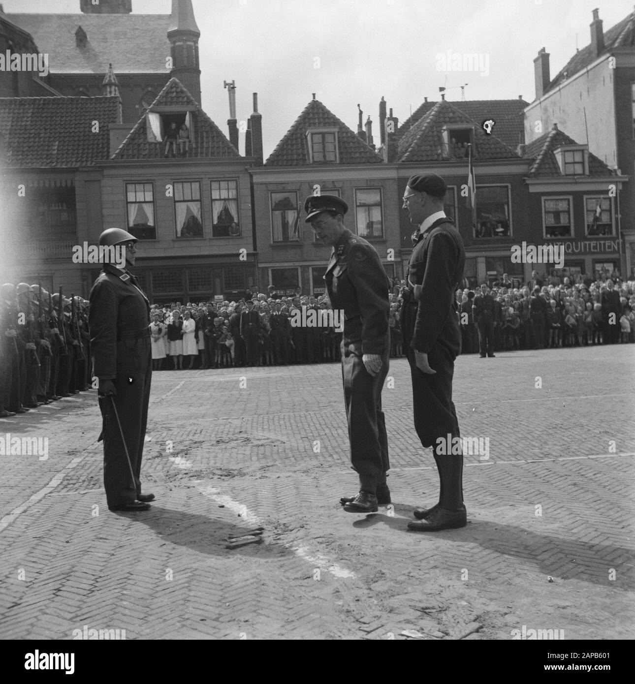 Tour of Prince Bernhard through West Netherlands Description: The ...