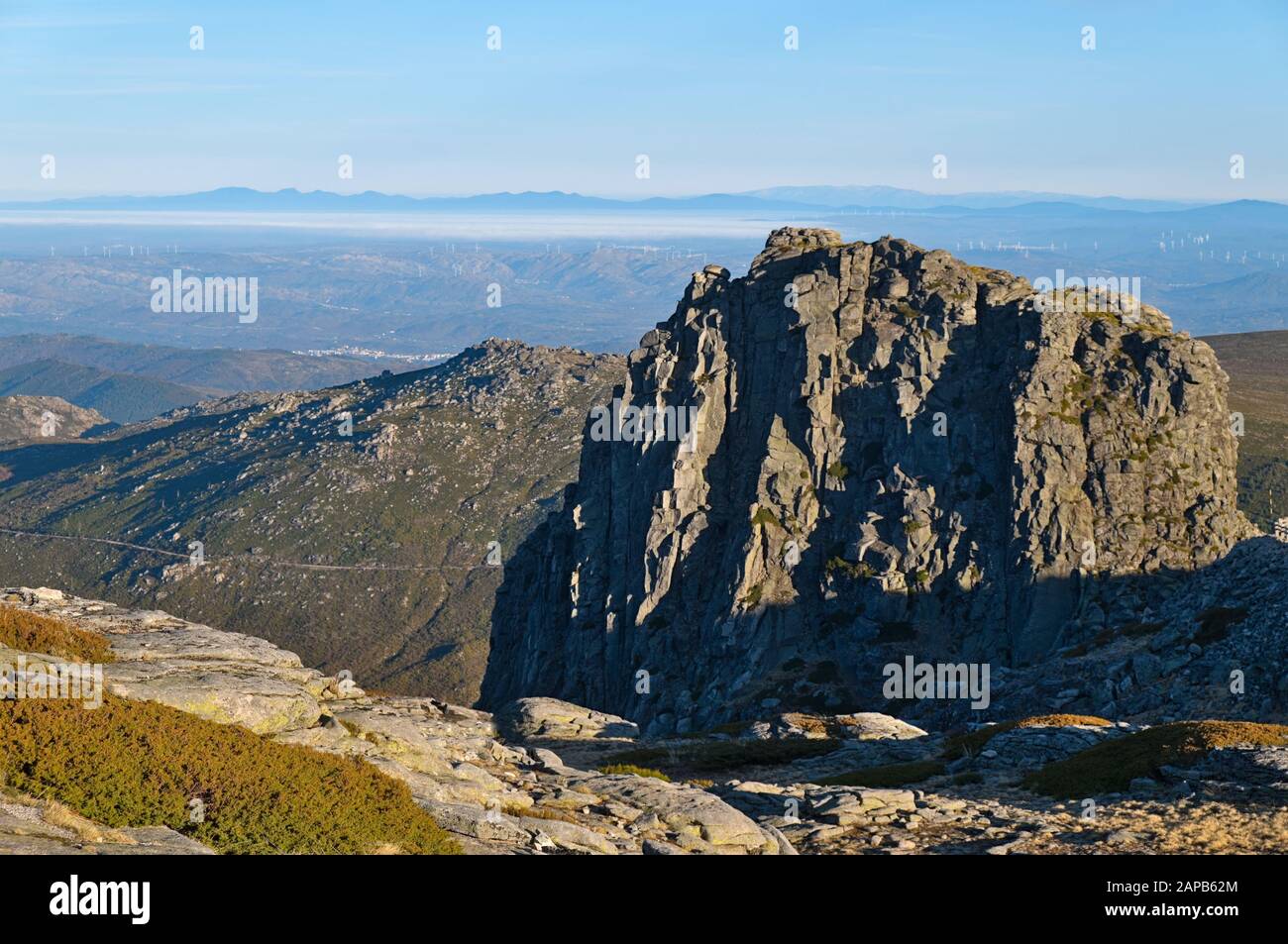 Landscape scenery in Serra da Estrela. Portugal Stock Photo - Alamy